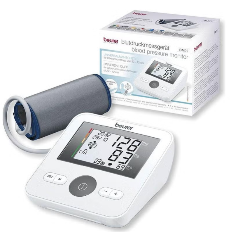 Beurer Bm27 Plus Limited Edition Upper Arm Blood Pressure Monitor in BP ...